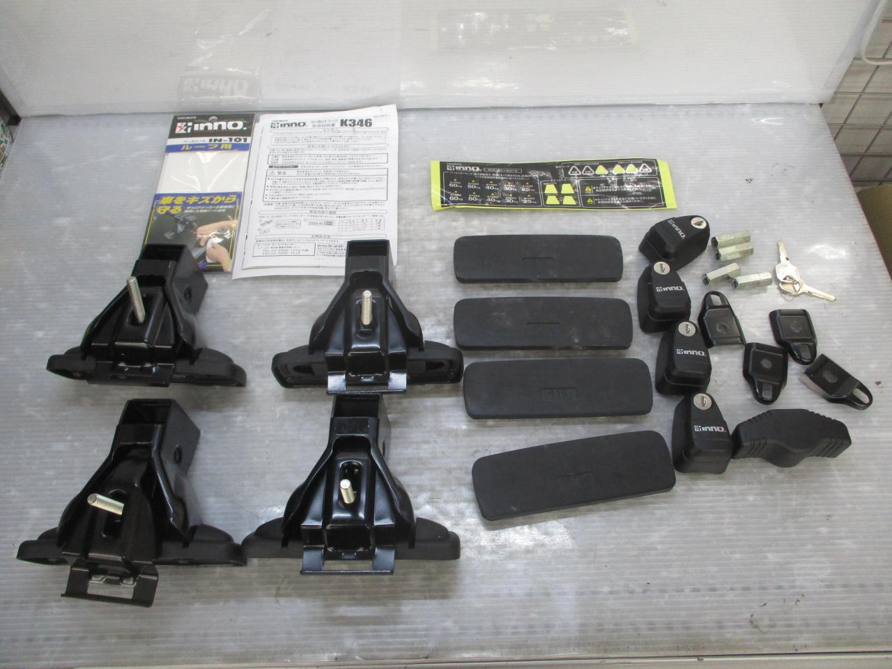 INNO/RV-INNO(イノー) INSUT スクエアベースステー+K346 デリカD:5 CV1W/2/3/4/5 | 中古品 | アップガレージ 秦野インター店 | カー用品 キャリアを ...