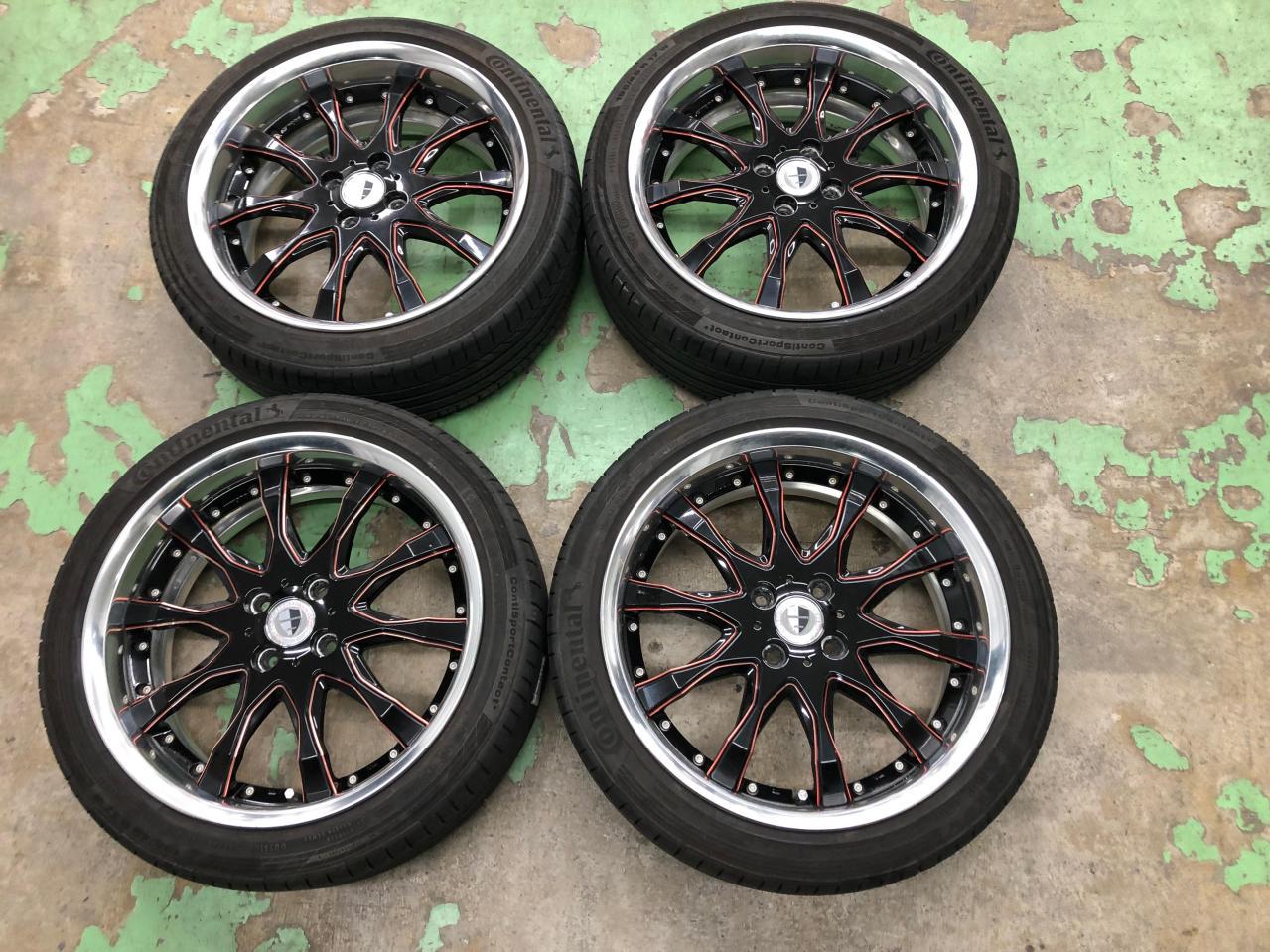 WORK(ワーク) SCHWERT(シュヴァート) SW2 + Continental(コンチネンタル) ContiSportContact5 ...