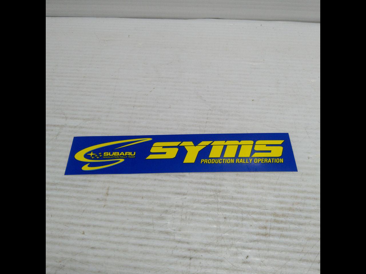 SUBARUロゴ&SYMS ステッカー | 新古品 | アップガレージ 埼玉西浦和店 | カー用品 アクセサリーを通販で購入する | 中古カー ...