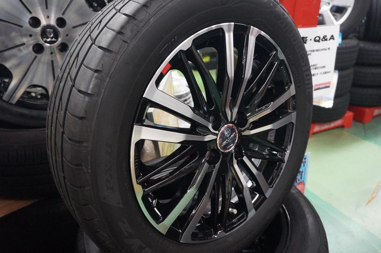 KYOHO SMACK CREST + BRIDGESTONE Playz PXⅡ | カー用品 タイヤホイールセット 16インチタイヤホイールセットを通販で購入する | 中古カー＆バイク用品 ...