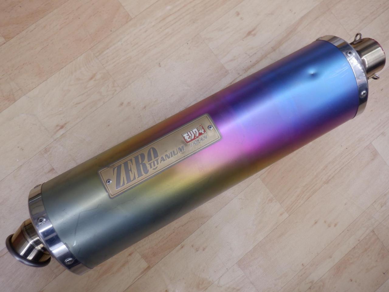MORIWAKI ZERO TITANIUMオーバルサイレンサーのみ 差込径Φ54 | バイク用品 マフラー スリップオンサイレンサー(二輪 ...