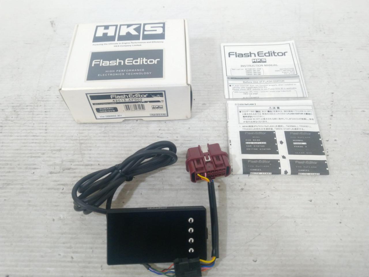 HKS(エッチケーエス)Flash Editor【42015-AF002】【SUBARU インプレッサWRX STi/GRB】 | カー用品 ...