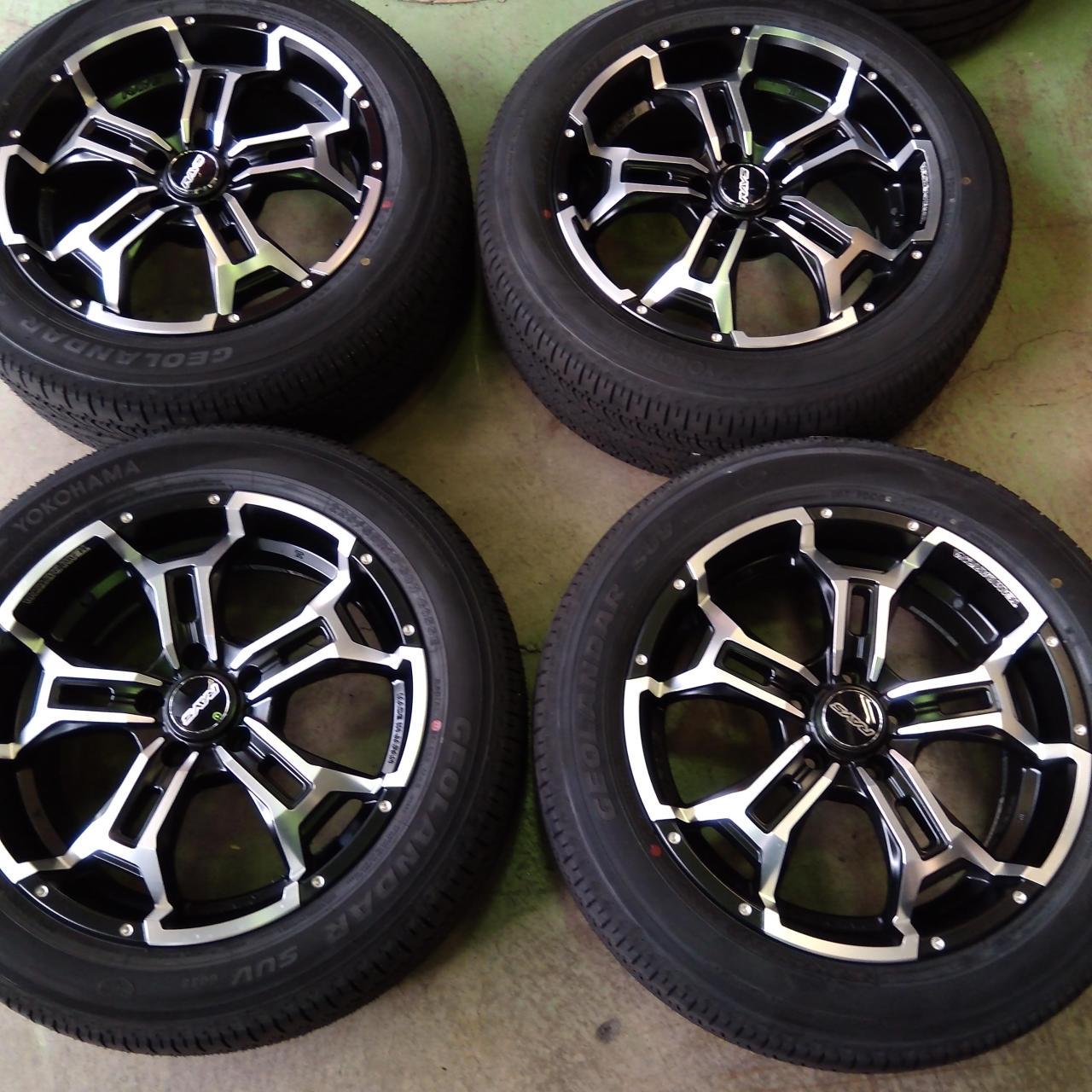 RAYS DAYTONA DS5 + YOKOHAMA GEOLANDAR SUV G055 | カー用品 タイヤホイールセット 18インチタイヤホイールセットを通販で購入する | 中古カー ...