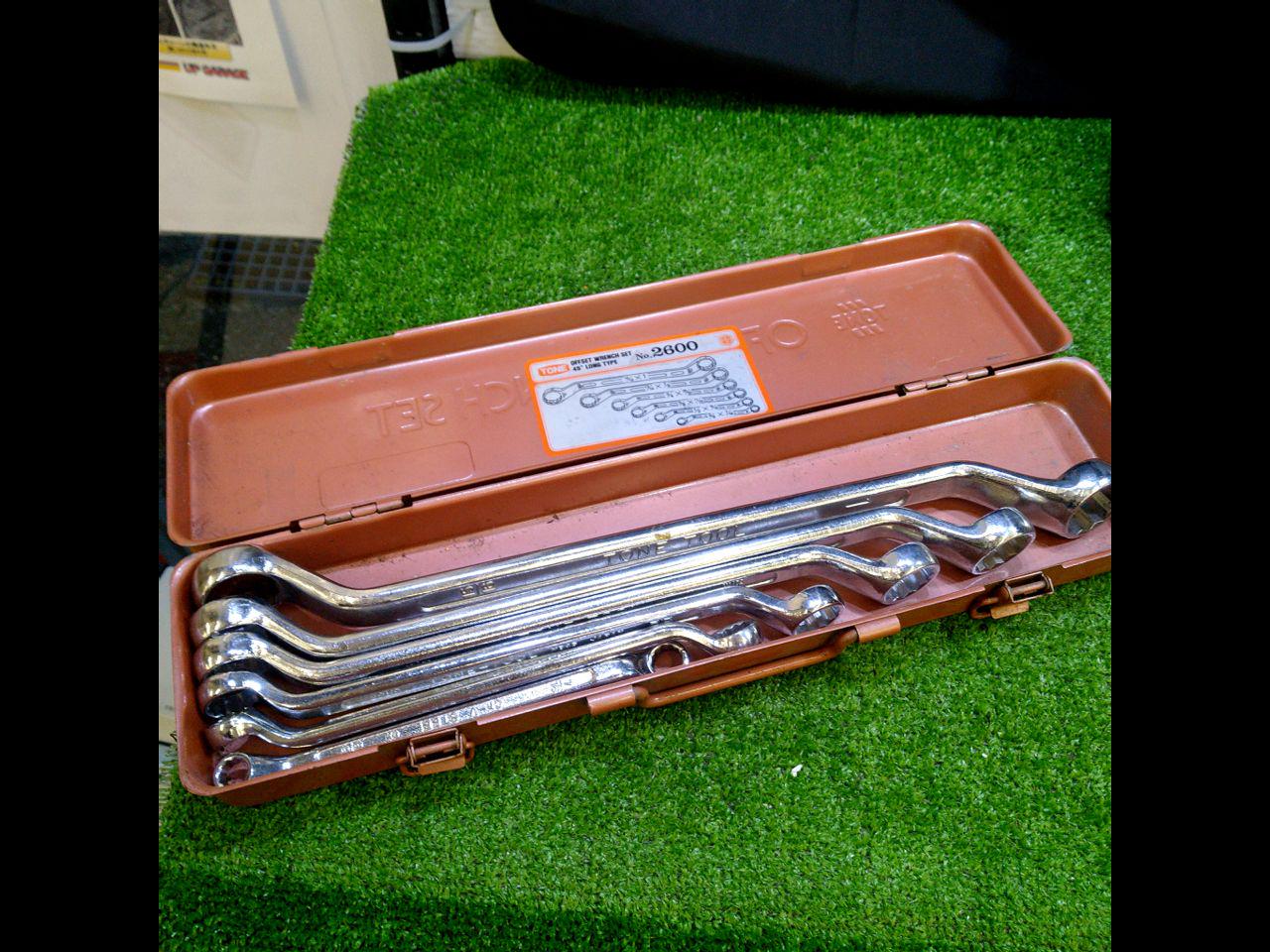 TONE No.2600 OFFSET WRENCH SET レンチセット 【値下げしました】 | カー用品 メンテナンス 工具を通販で購入する | 中古カー＆バイク用品の販売ならアップガレージ