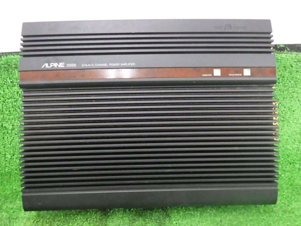 ALPINE(アルパイン) 3566 6chパワーアンプ | カー用品 アンプを通販で購入する | 中古カー＆バイク用品の販売ならアップガレージ