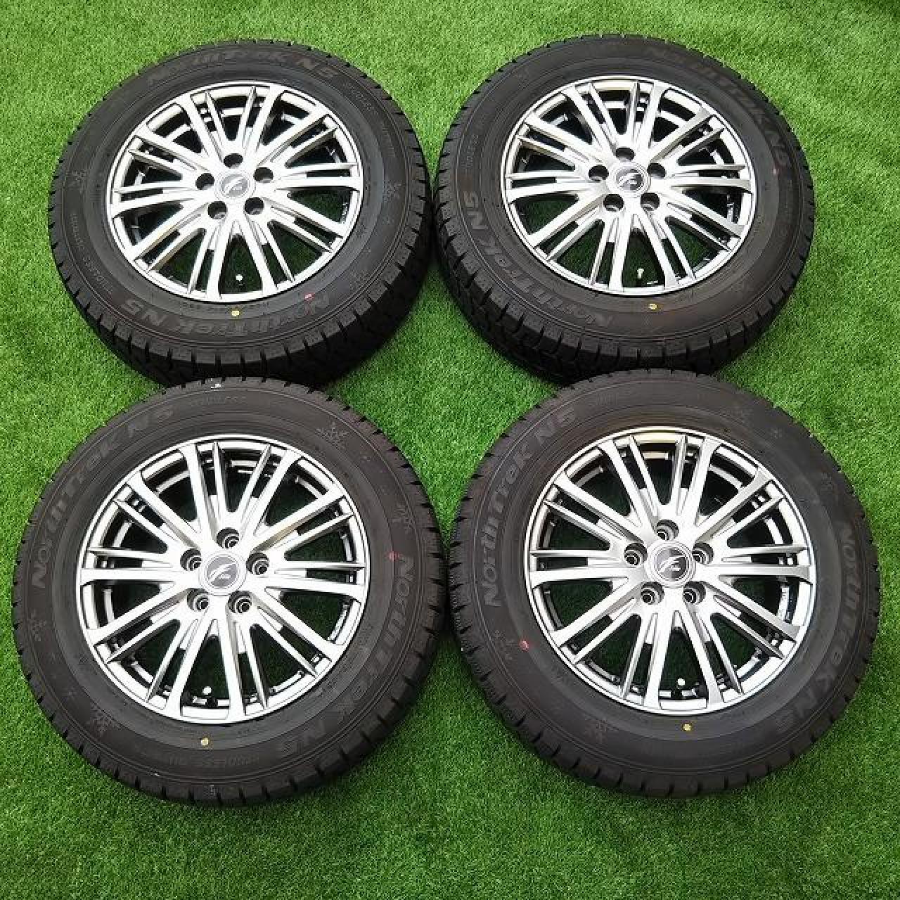 weds(ウェッズ) Fang 20本スポークアルミホイール +AUTOBACS NorthTrek N5 185/65R15 2022年製造 | カー用品 スタッドレスタイヤホイールセット ...