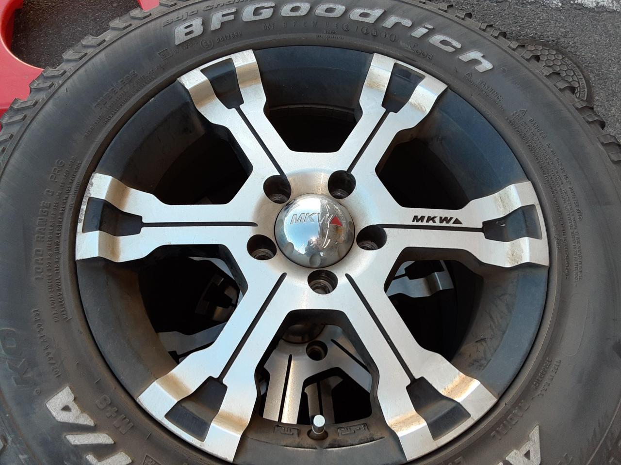 『確認』 TRISTAR INTERNATIONAL(トライスターインターナショナル) MKW(エムケーダブリュー) MK-36 (16-18inch) 4本セット | カー用品 アルミ ...