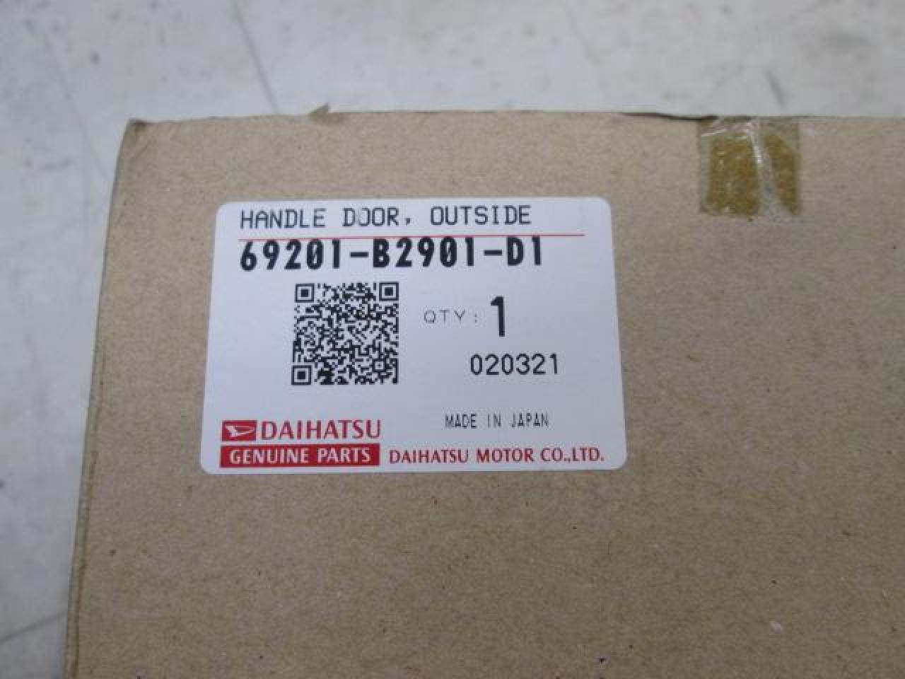 DAIHATSU (ダイハツ) 純正部品 フロントドア アウトサイド ハンドルASSY 品番69201-B2901-D1 | カー用品 ボディ ...