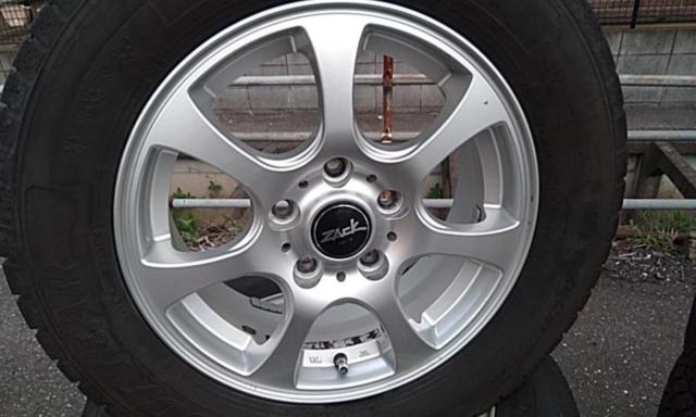 JAPAN SANYO ZACK JP-7 + GOODYEAR ICE NAVI7 | 中古品 | アップガレージ 盛岡インター店 | カー用品 スタッドレスタイヤホイールセット 15インチ ...