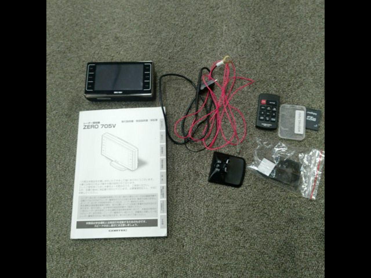 COMTEC ZERO705V レーダー探知機 | 中古品 | アップガレージ 埼玉大宮店 | カー用品 電装系 レーダー探知機を通販で購入する | 中古カー＆バイク用品の販売ならアップガレージ