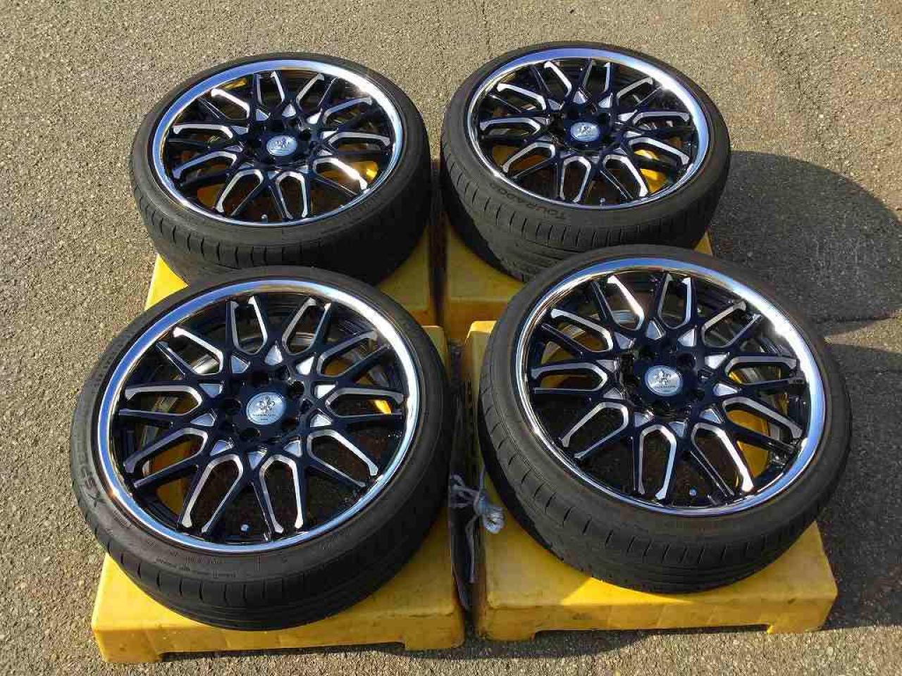 WORK(ワーク) DURANDAL(デュランダル) DD10.5 + TOURADOP X SPEED TU1 225/35R19 ミゾ ...