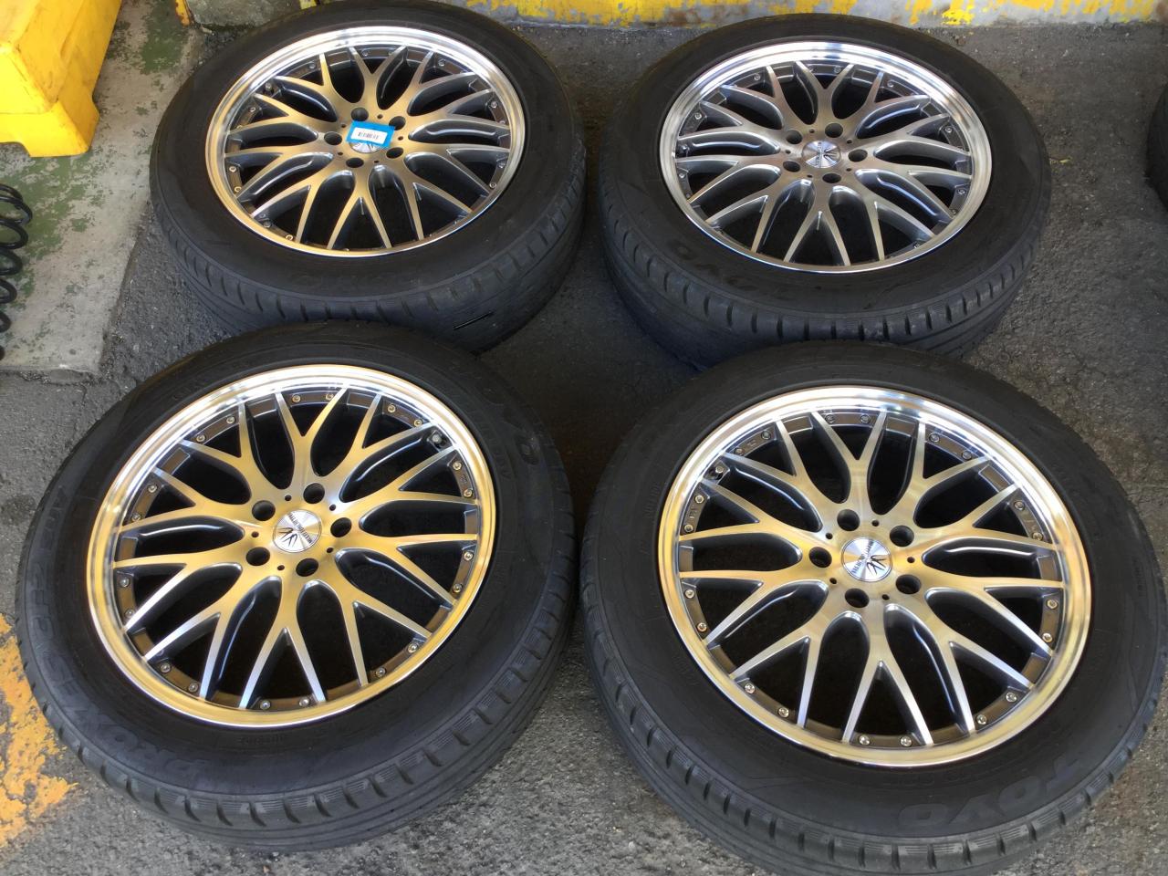 BADX 632 LOXARNY MULTI FORCHETTA ガンメタポリッシュ + TOYO PROXES CF2 | カー用品 タイヤホイールセット 19インチタイヤホイールセットを ...