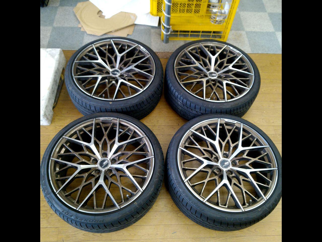 Climate/SUW(クライメイト) SUW(エス・ユー・ダブル) アリア M5 ブロンズポリッシュ + TOYO(トーヨー) TOYO PROXES FD1 245/35R21 4本 ...