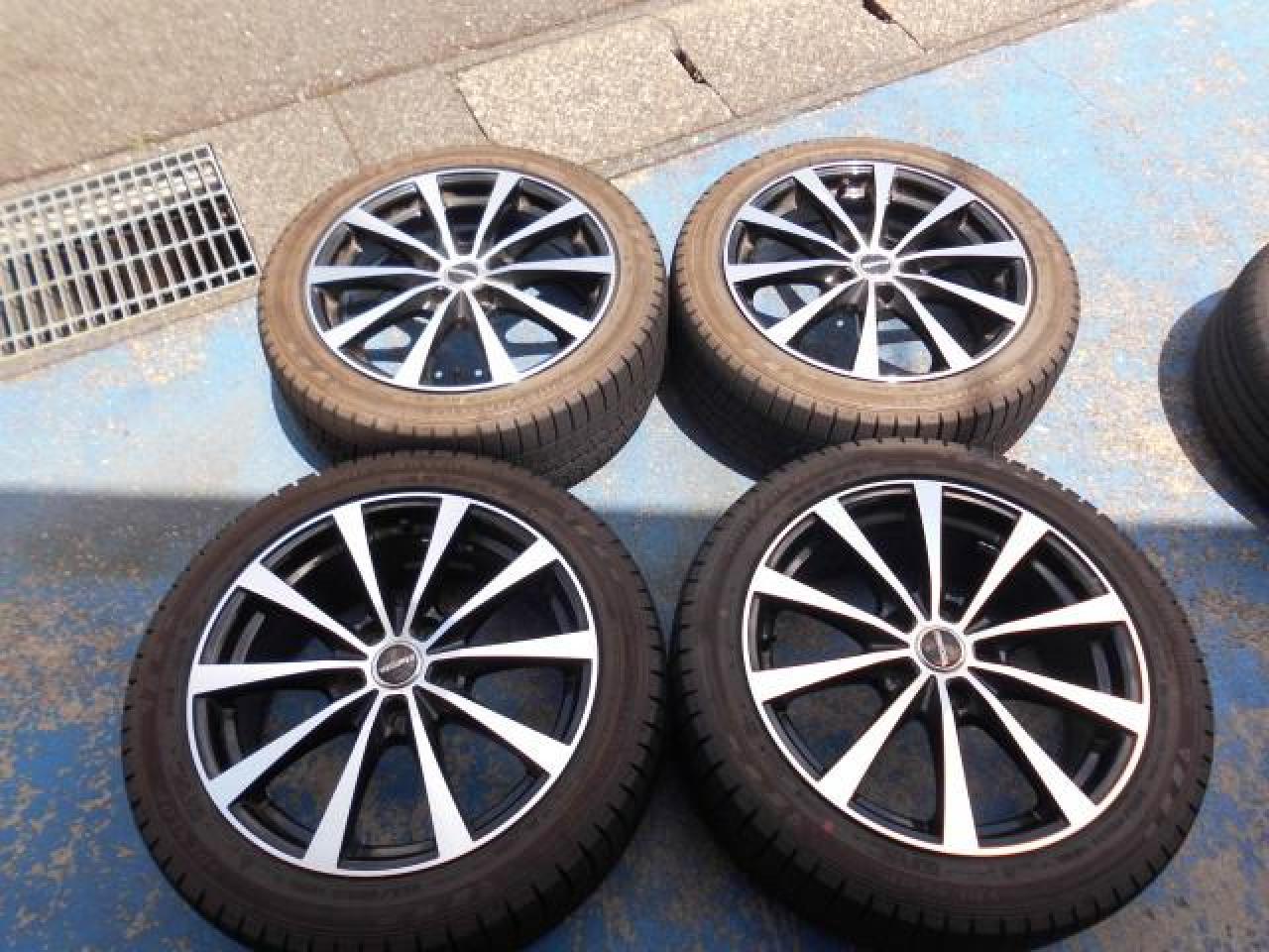 HOT STUFF(ホットスタッフ) Laffite(ラフィット) LE-03 + DUNLOP(ダンロップ) WINTERMAXX 03 | カー用品 スタッドレスタイヤホイールセット 17 ...