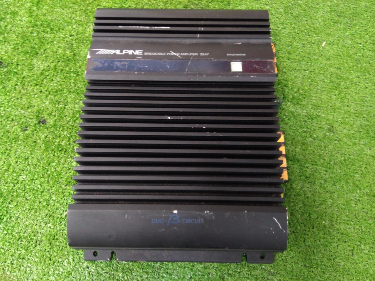 ALPINE(アルパイン) [3547] パワーアンプ 1台 | カー用品 アンプを通販で購入する | 中古カー＆バイク用品の販売ならアップガレージ