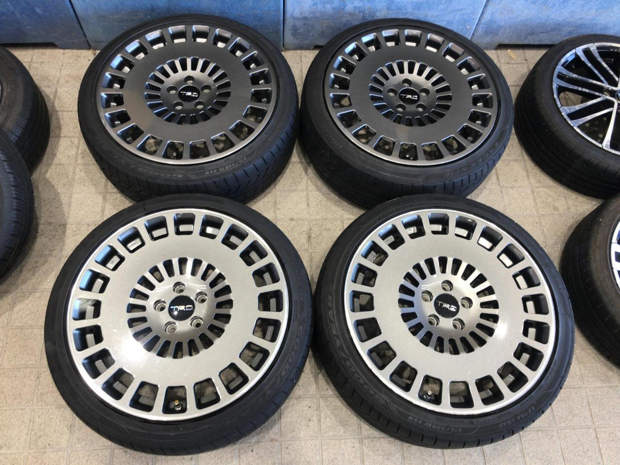 7/11いっぱい商談中 佐藤 TRD TF8 + GOODYEAR EAGLE LS EXE | カー用品 タイヤホイールセット 18インチ ...