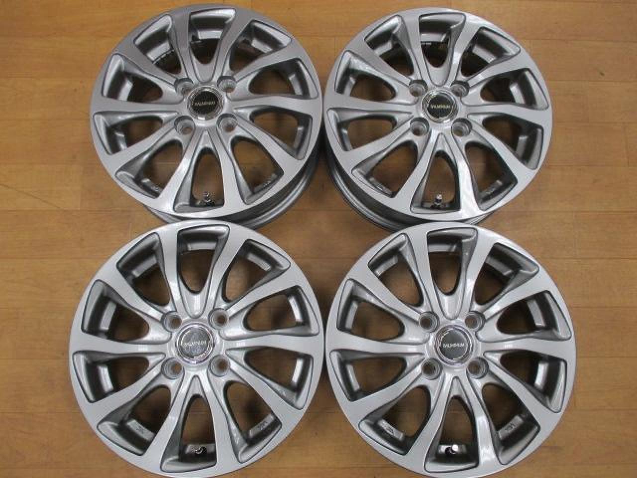 BRIDGESTONE(ブリヂストン) BALMINUM(バルミナ) TR10 ダークシルバー ★軽自動車適合多数!!★ | 中古品 ...