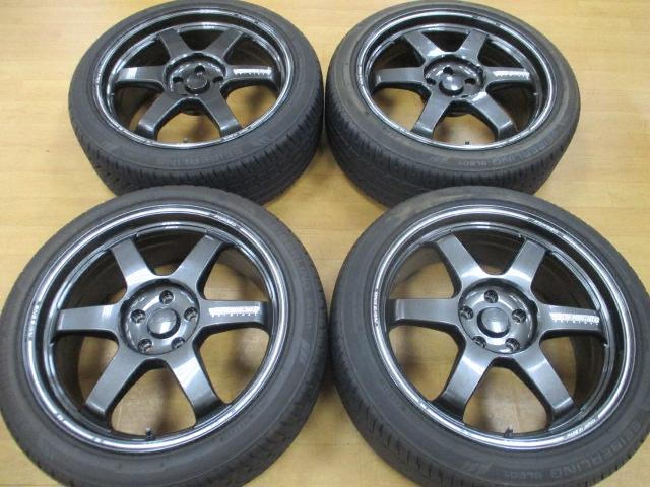 RAYS(レイズ) VOLK RACING(ボルク レーシング) TE37 ultra マットブルーガンメタ + SEIBERLING ...