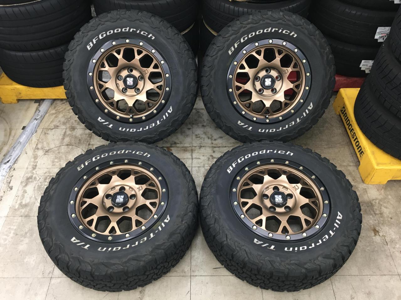 XTREME-J XJ04 + BFGoodrich All-Terrain T/A KO2 | カー用品 タイヤホイールセット 16インチタイヤホイールセットの通販 | アップガレージ 中古 ...