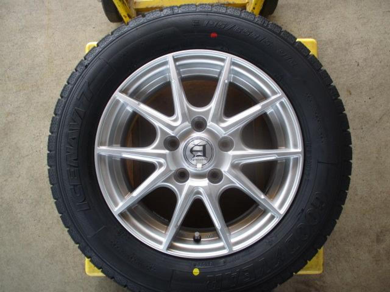TECHNOPIA AphroDite JX + GOODYEAR ICENAVI7 | カー用品 スタッドレスタイヤホイールセット 15 ...