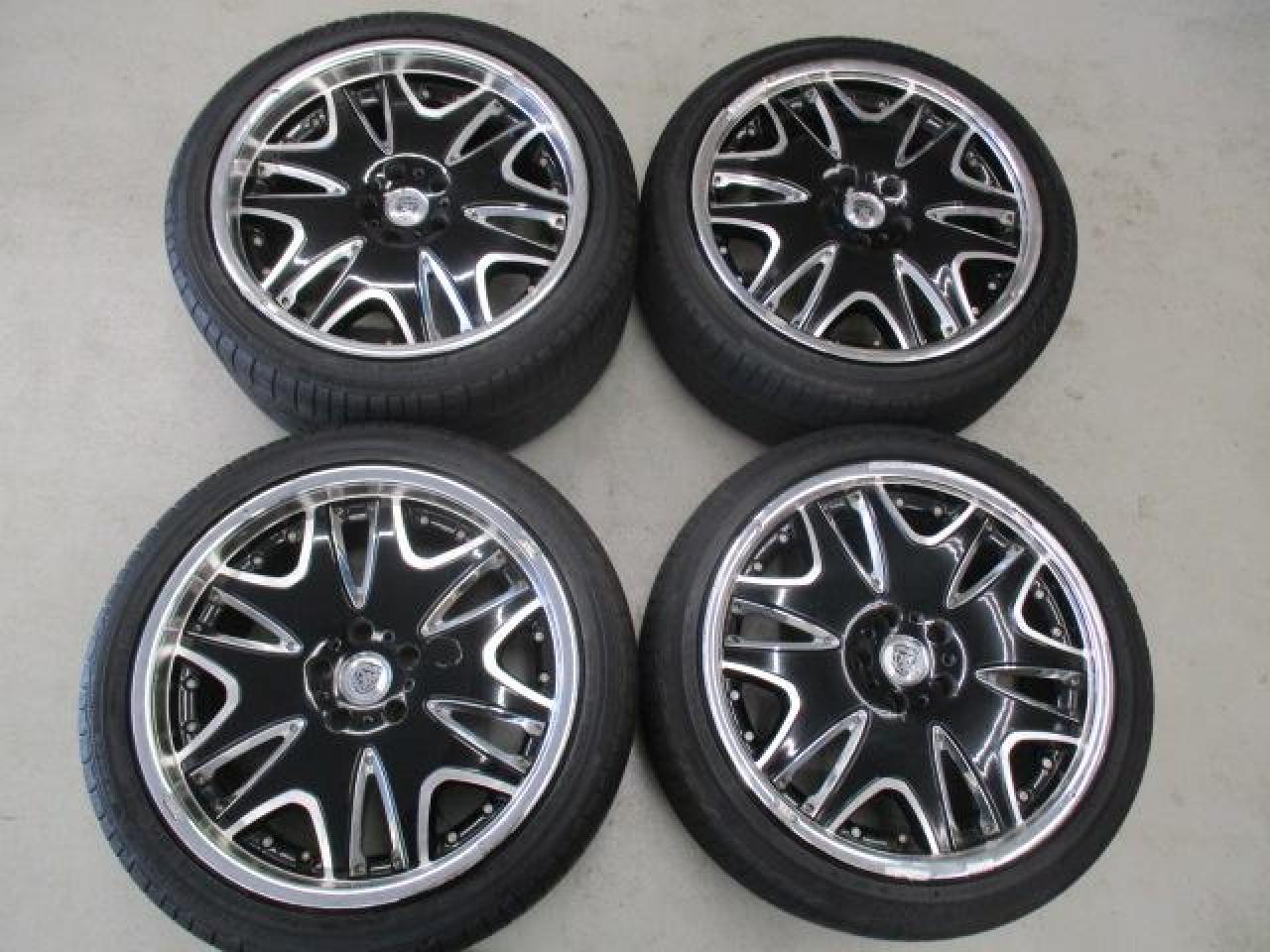 CRIMSON(クリムソン) CLUB LINEA(クラブ リネア) L566 (19inch) ブラック + BRIDGESTONE ...