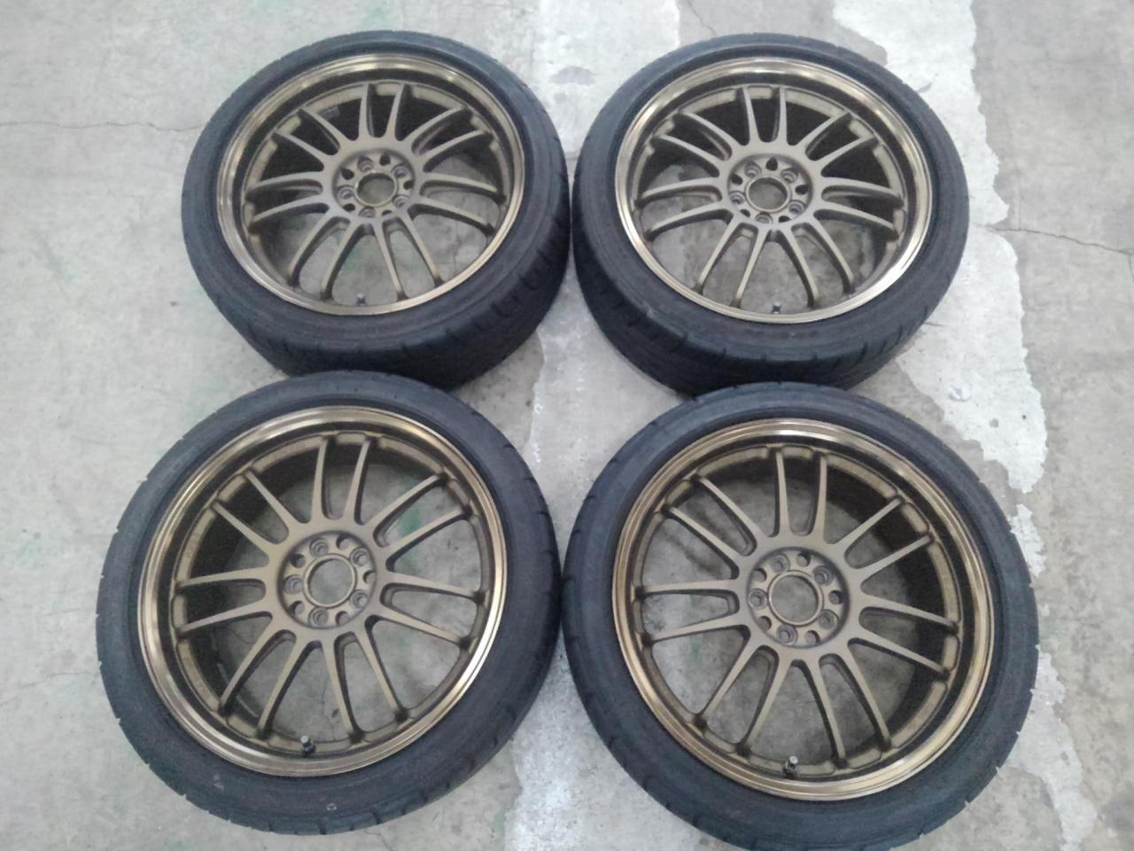 RAYS VOLK RACING RE30 + DUNLOP DIREZZA DZ101 | カー用品 タイヤホイールセット 18インチタイヤホイールセットを通販で購入する | 中古カー ...