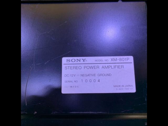 SONY(ソニー) XM-801P | カー用品 アンプを通販で購入する | 中古カー＆バイク用品の販売ならアップガレージ