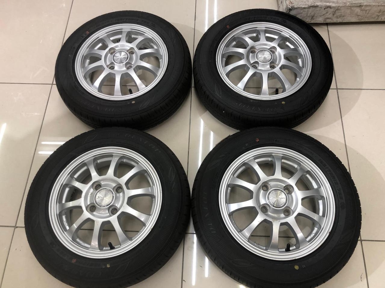 STRANGER スポークホイール + DUNLOP(ダンロップ) ENASAVE EC300+ | カー用品 タイヤホイールセット 13 ...