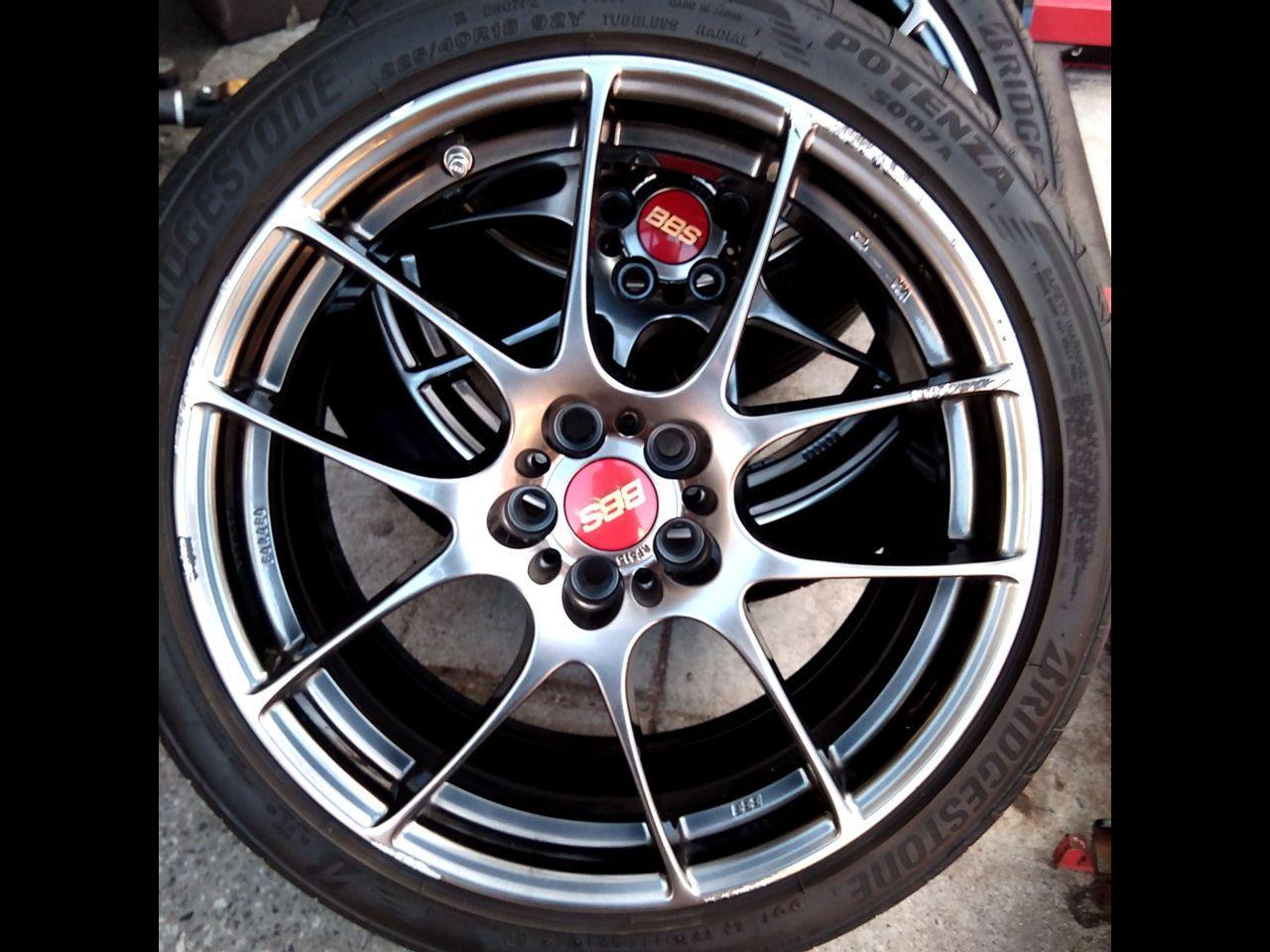 BBS(ビービーエス) RF ダイヤモンドブラック + BRIDGESTONE(ブリヂストン) POTENZA S007A | カー用品 タイヤホイールセット 18インチタイヤホイールセットを ...