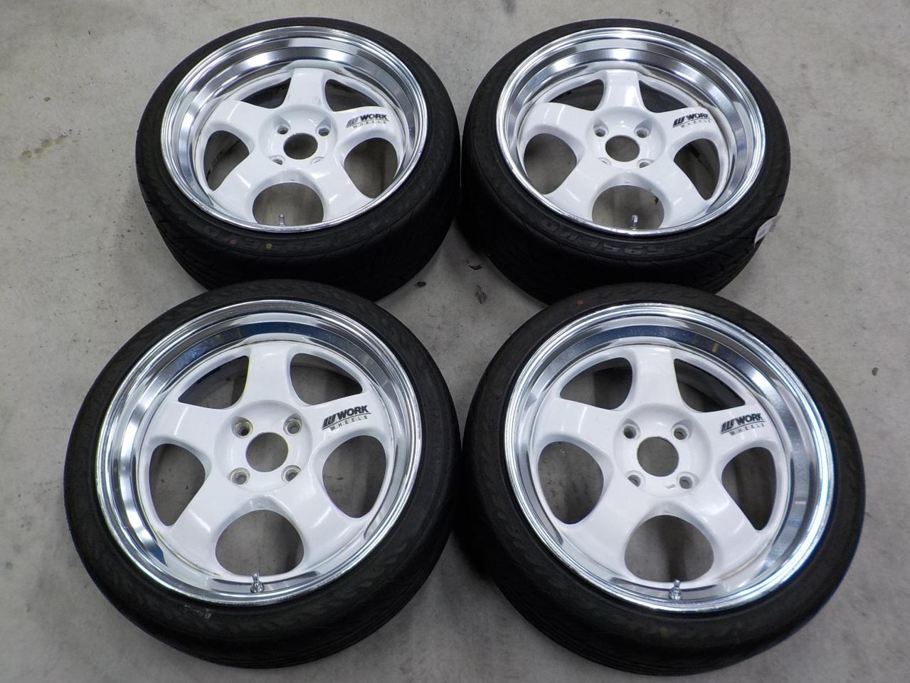 【114.3-4H!イケイケサイズ!S13?その他車種でも!】WORK MEISTER S1R+FINALIST 595EVO | カー用品 ...