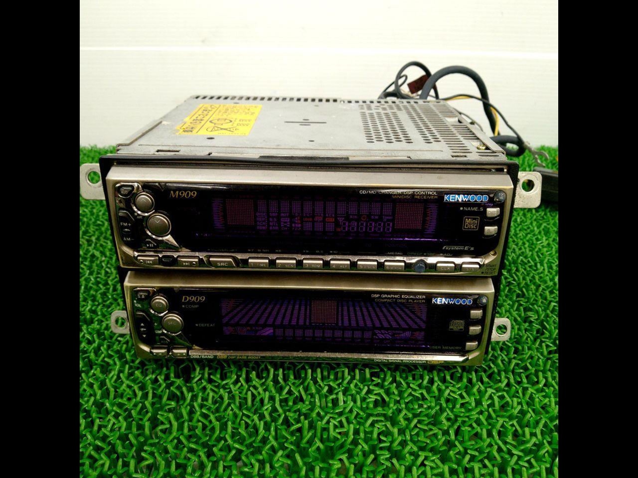 KENWOOD M909+D909 MD+CDチューナー | カー用品 ヘッドユニット MD+CDを通販で購入する | 中古カー＆バイク用品の販売ならアップガレージ