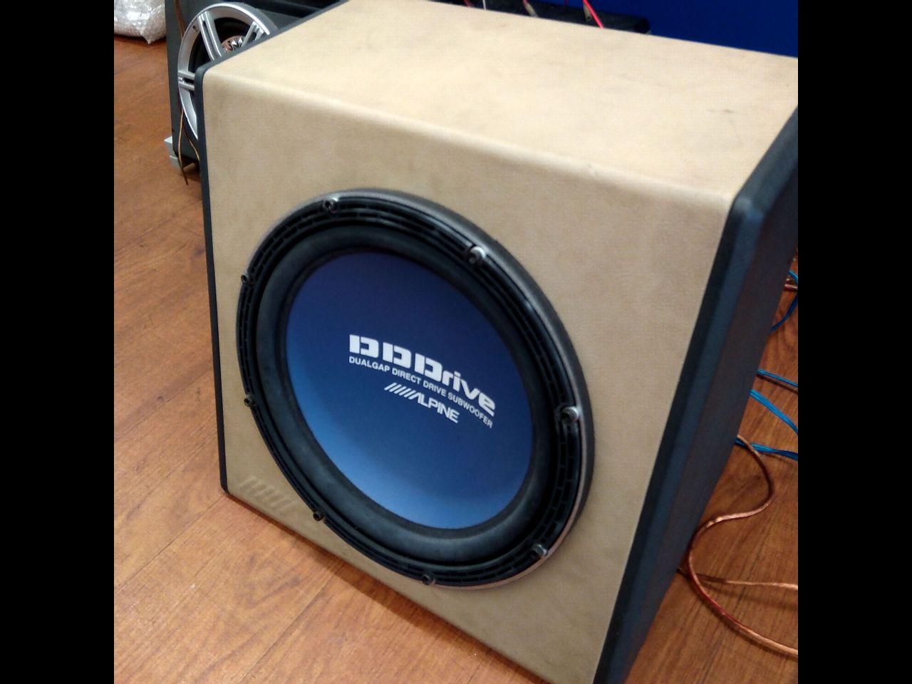 ALPINE DDDrive 12インチウーハーx1 BOX付き | カー用品 スピーカー サブウーハースピーカーBOX付を通販で購入する ...