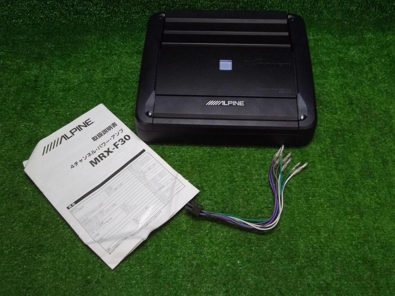 ALPINE MRX-F30 4chパワーアンプ | カー用品 アンプを通販で購入する | 中古カー＆バイク用品の販売ならアップガレージ