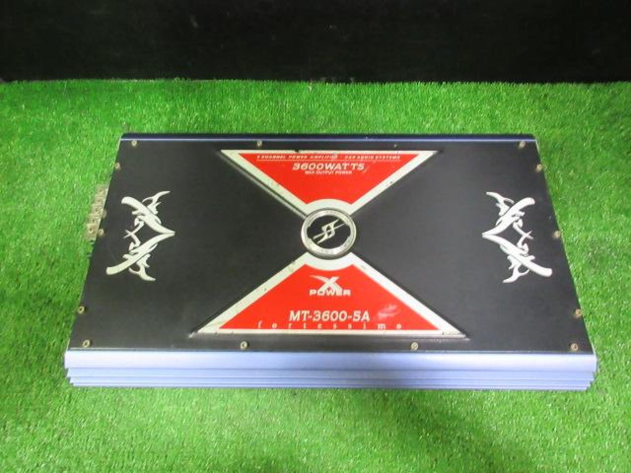 【fortessimo(フォルテッシモ)】 MT-3600-5A 5chアンプ ※サブウーファー部分しか鳴らず【ワケアリ】 | カー用品 ...