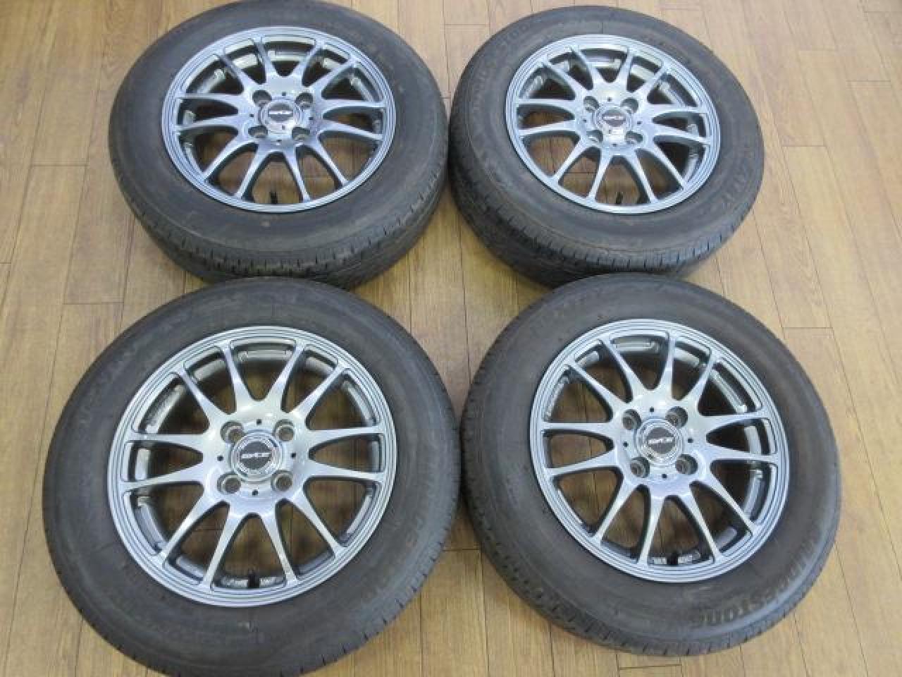 weds(ウェッズ) GYLE ツイン6本スポーク + BRIDGESTONE NEXTRY(2017年製造) | カー用品 タイヤホイールセット 14インチタイヤホイールセットを通販で購入 ...