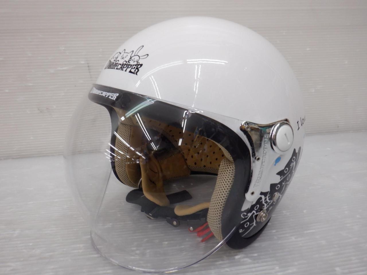 DAMMTRAX DAMMFLAPPER CARINA サイズ57-58cm | バイク用品 ヘルメット ジェットヘルメット(二輪)を通販で購入する | 中古カー＆バイク用品の販売ならアップガレージ