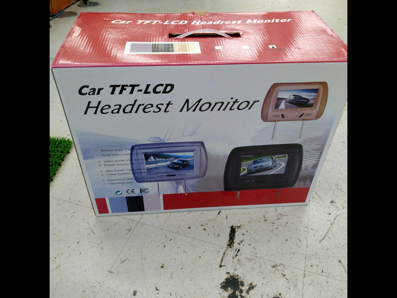☆プライスダウン☆ メーカー不明 CAR TFT-LCD ヘッドレストモニター 左右セット | カー用品 モニター・地デジ ヘッドレスト ...
