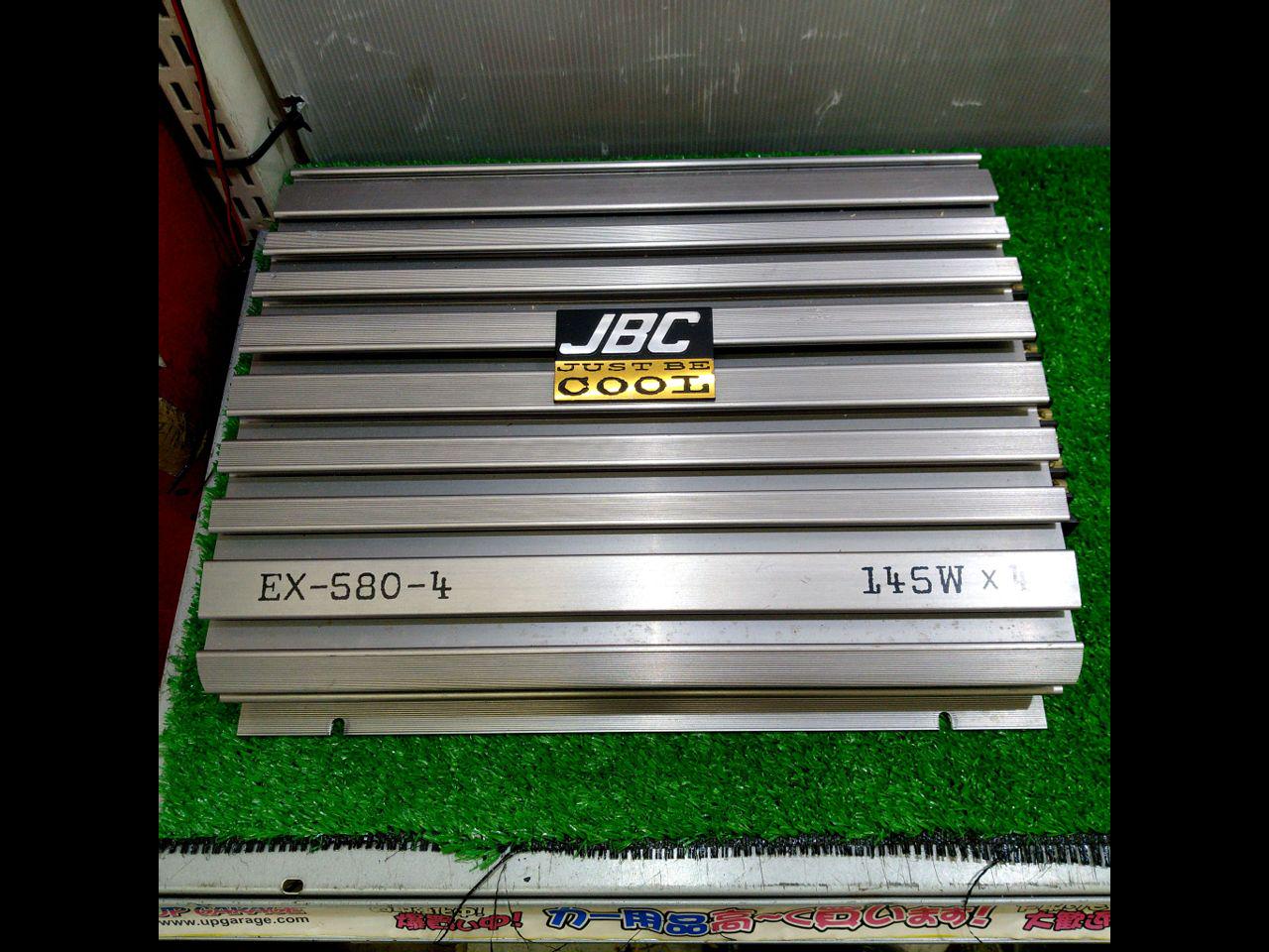 JBC EX-580-4 4chパワーアンプ | カー用品 アンプを通販で購入する | 中古カー＆バイク用品の販売ならアップガレージ