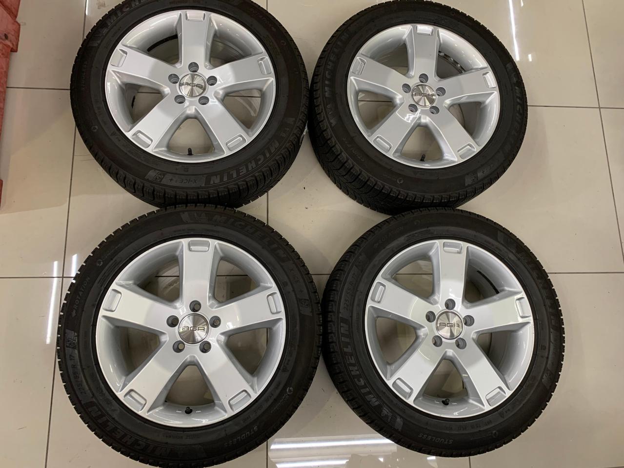 TARGA AGA Esse2 + MICHELIN X-ICE3+ | カー用品 スタッドレスタイヤホイールセット 17インチスタッドレスタイヤホイールセットを通販で購入する | 中古カー ...