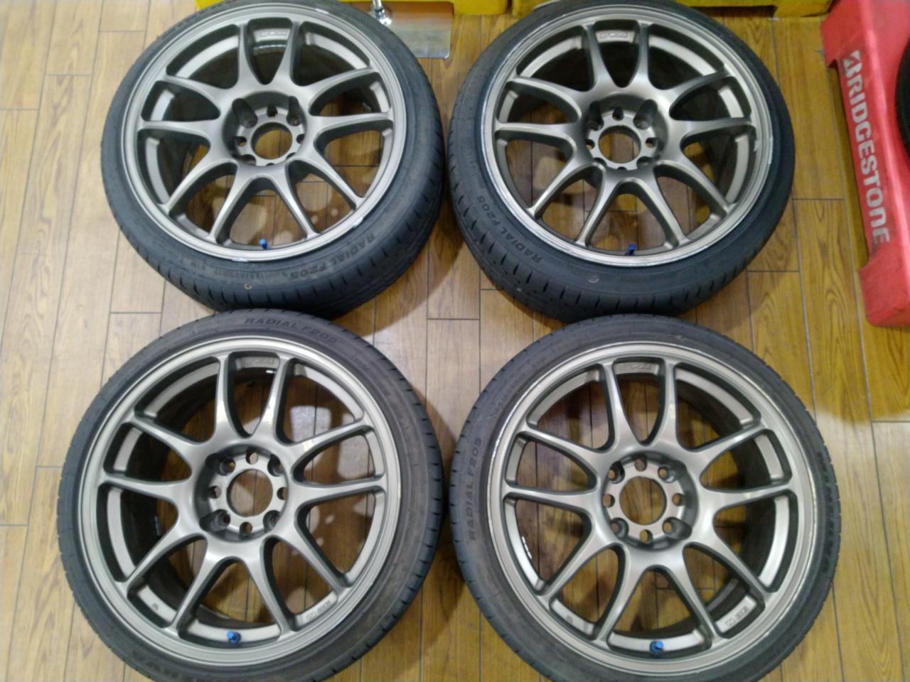 WORK EMOTION CR Kai + MINERVA RADIAL F205 | カー用品 タイヤホイールセット 17インチタイヤ ...