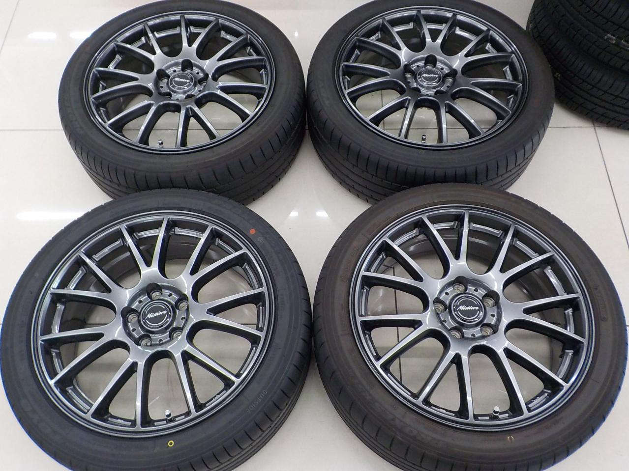 DUNLOP(ダンロップ)Mistiere RB14+TOYO PROXES R51A | 中古品 | アップガレージ 柏沼南店 | カー用品 タイヤホイールセット 18インチタイヤホイール ...
