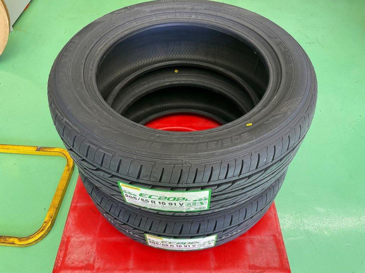 ※DUNLOP ENASAVE EC202L 205/55R16 2022年 ラベル付き 2本セット | カー用品 タイヤ 16インチタイヤを通販で購入する | 中古カー＆バイク用品の販売なら ...