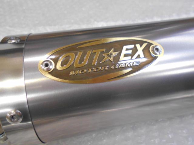 43,890-より値下げしました】OUTEX R-ST フルエキゾーストマフラー | 新古品 | アップガレージ 広島中央店 | バイク用品 ...