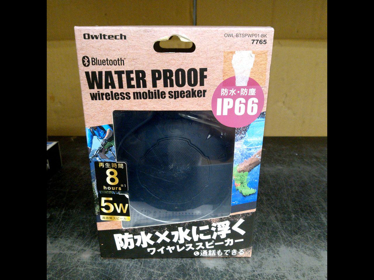 Owltech ウォータープルーフワイヤレススピーカー OWL-BTSPWP01-BK | 新古品 | アップガレージ 北九州黒崎店 | カー用品 スピーカー その他スピーカーを通販で購入する ...