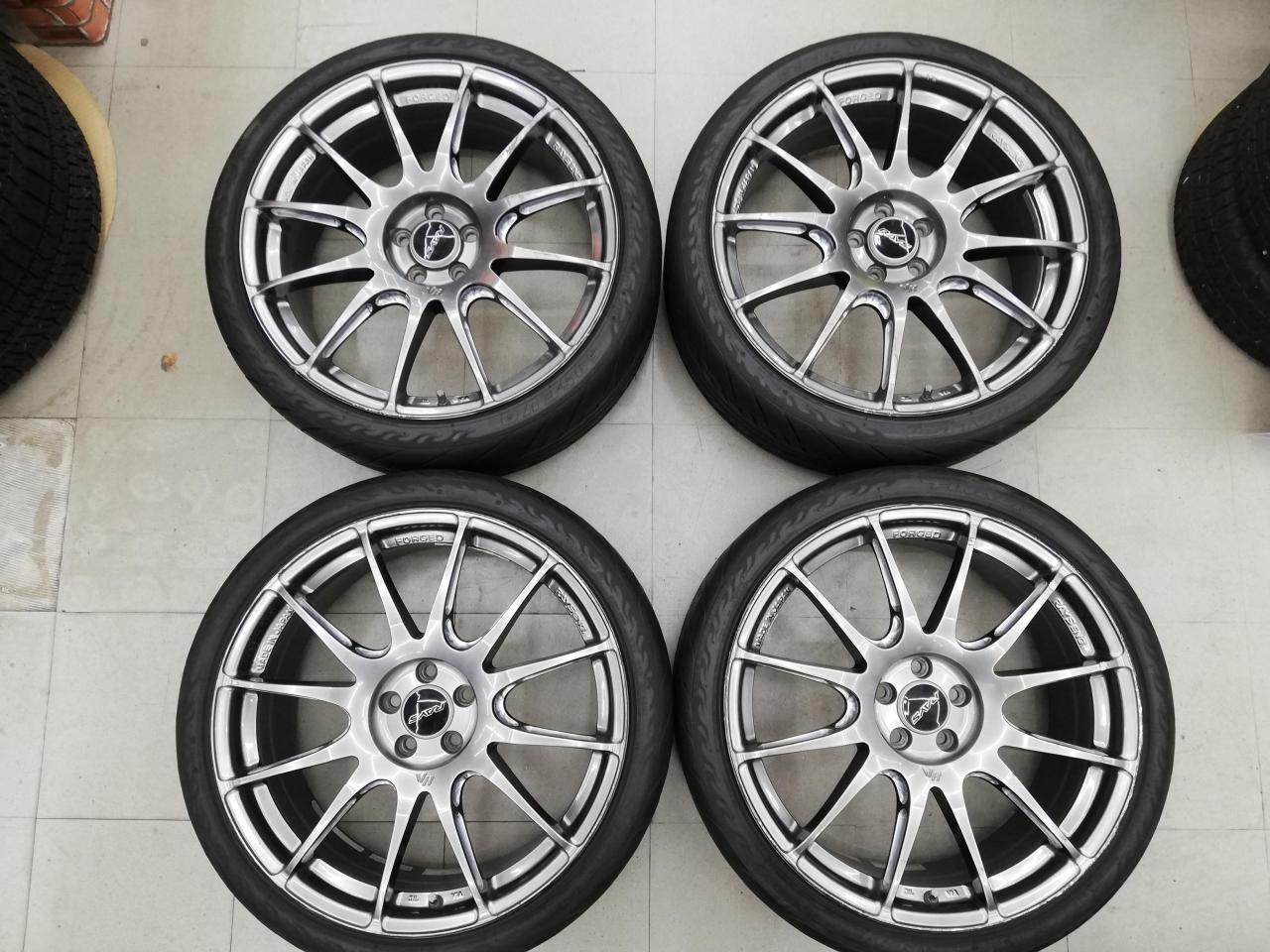 RAYS VOLK RACING G12 + FINALIST 595 EVO 225/35R19 | カー用品 タイヤホイールセット 19インチタイヤホイールセットを通販で購入する | 中古 ...