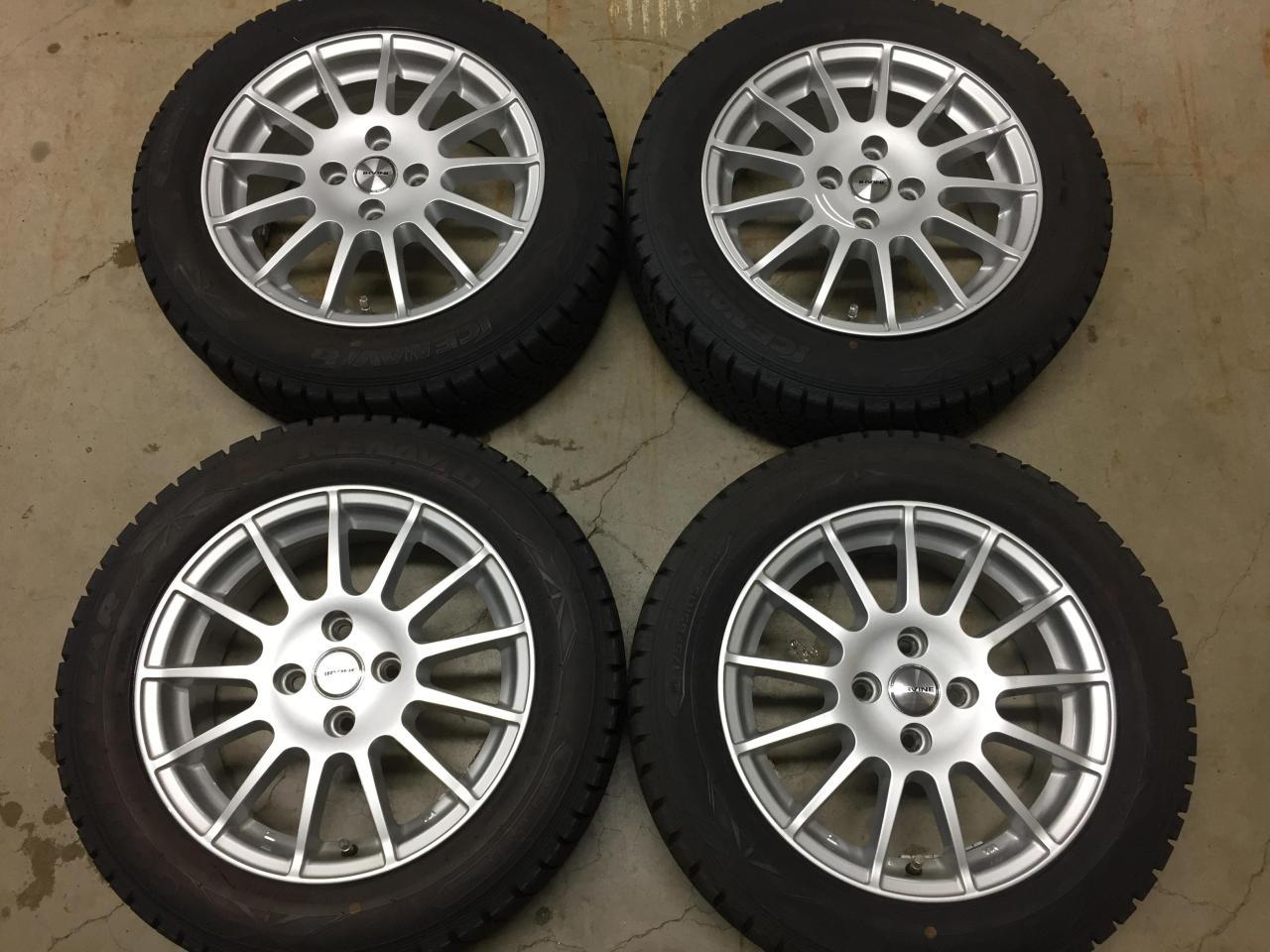 GOODYEAR ICENAVI6 + weds IRVINE F01 | カー用品 スタッドレスタイヤホイールセット 15インチスタッドレスタイヤホイールセットを通販で購入する | 中古カー ...