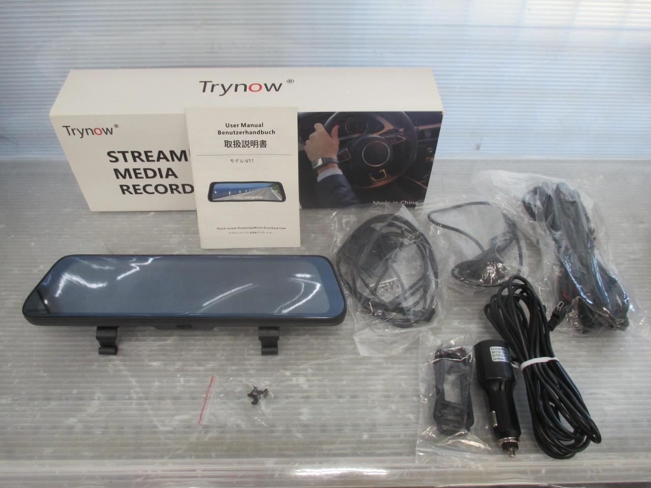 Trynow ミラー型 ドライブレコーダー 前後カメラ V11 | 中古品 | アップガレージ 小田原東インター店 | カー用品 カーAVアクセサリー ドライブレコーダーを通販で購入する ...