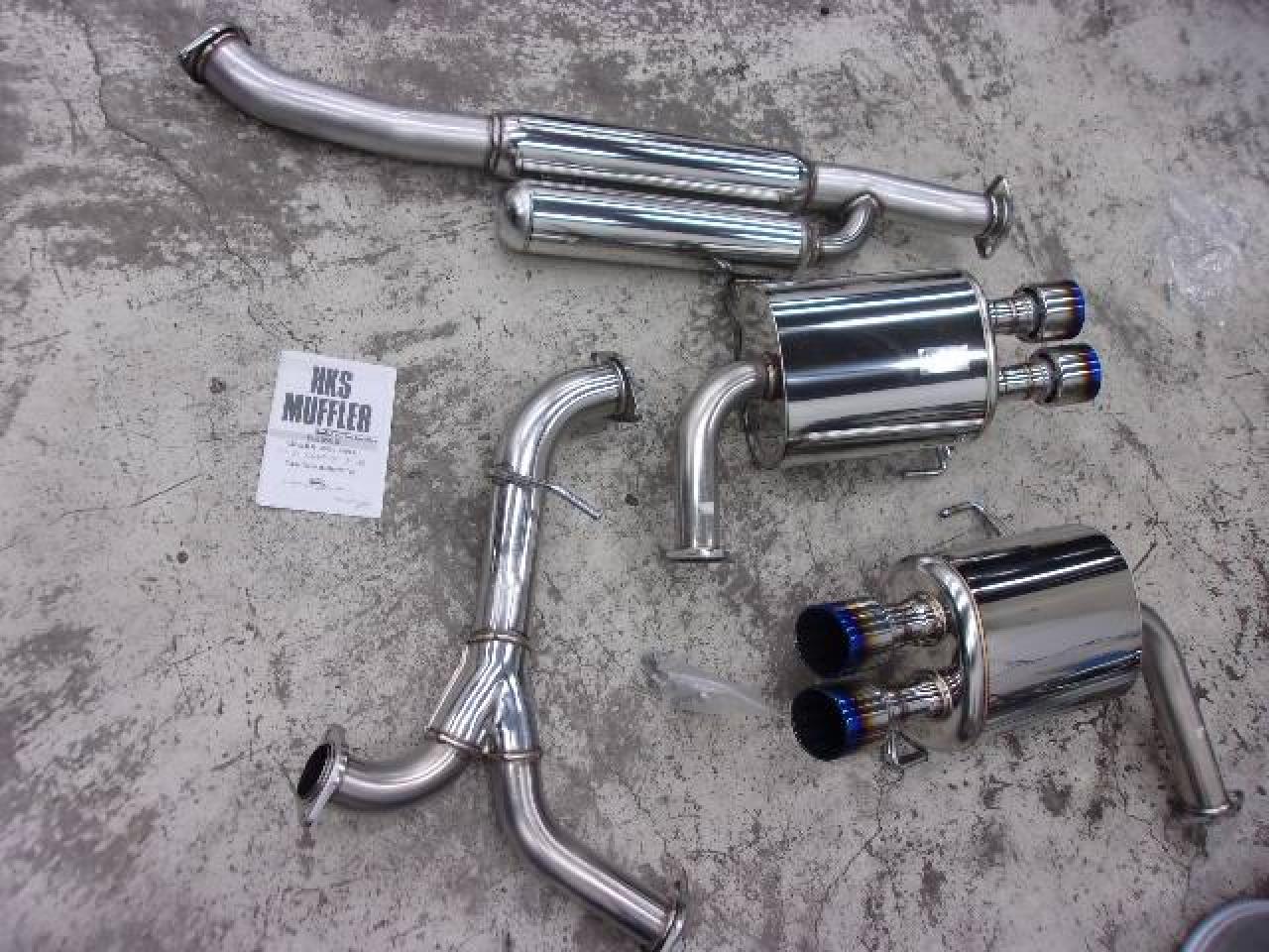 HKS Super Turbo Muffler W-Tail WRX STi/S4 VAB/VAG | カー用品 吸気・排気系 マフラーを通販で購入する | 中古カー＆バイク用品の販売なら ...