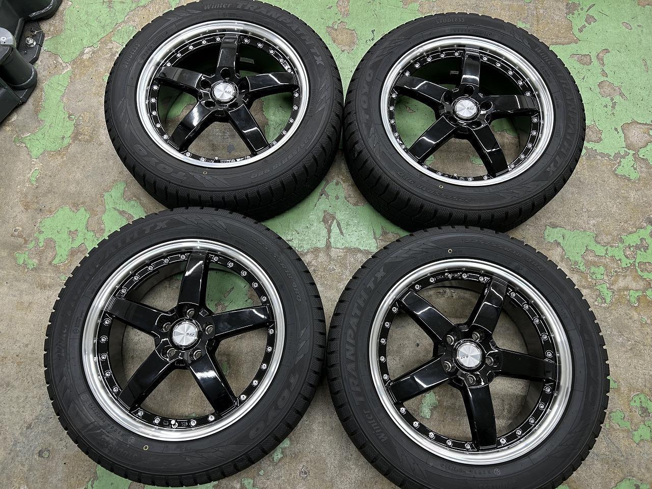 【BADX(バドックス)】632 LOXARNY(ロクサーニ) ｸﾞﾗｽﾀｰﾌｧｲﾌﾞ+ TOYO WINTER TRANPATH TX 4本ｾｯﾄ | カー用品 スタッドレスタイヤホイール ...