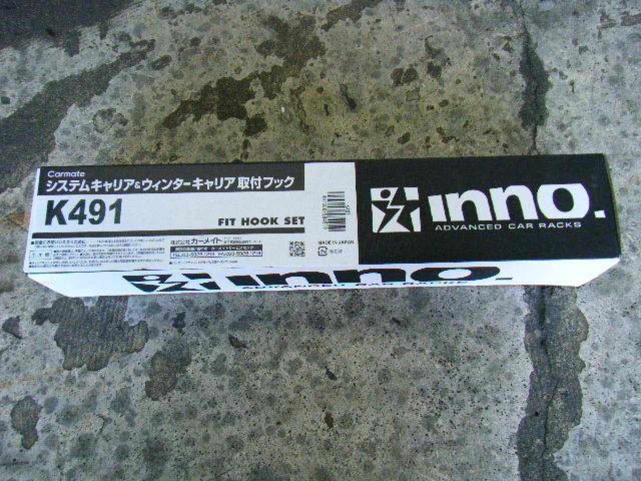 INNO K491 取付フック | カー用品 キャリアを通販で購入する | 中古カー＆バイク用品の販売ならアップガレージ